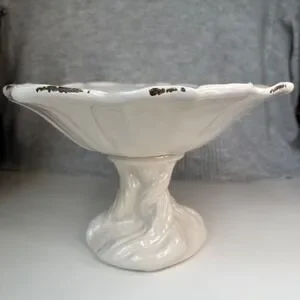 Pottery Barn | Dining | Pottery Barn Ceramic Flower Pedestal Bowl ...